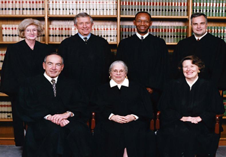 Supreme Court 1999 - (Front)Daniel J. O’Hern, Chief Justice Deborah T ...