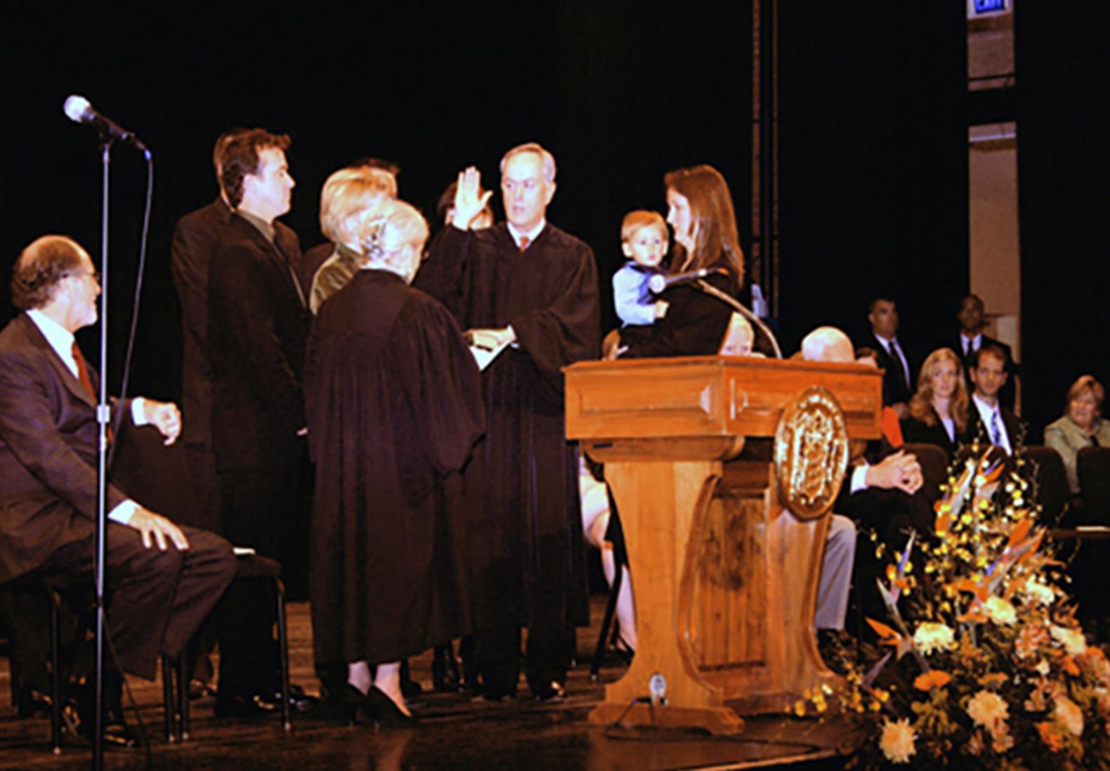 Chief Justice James R. Zazzali swearing-in ceremony (2006)